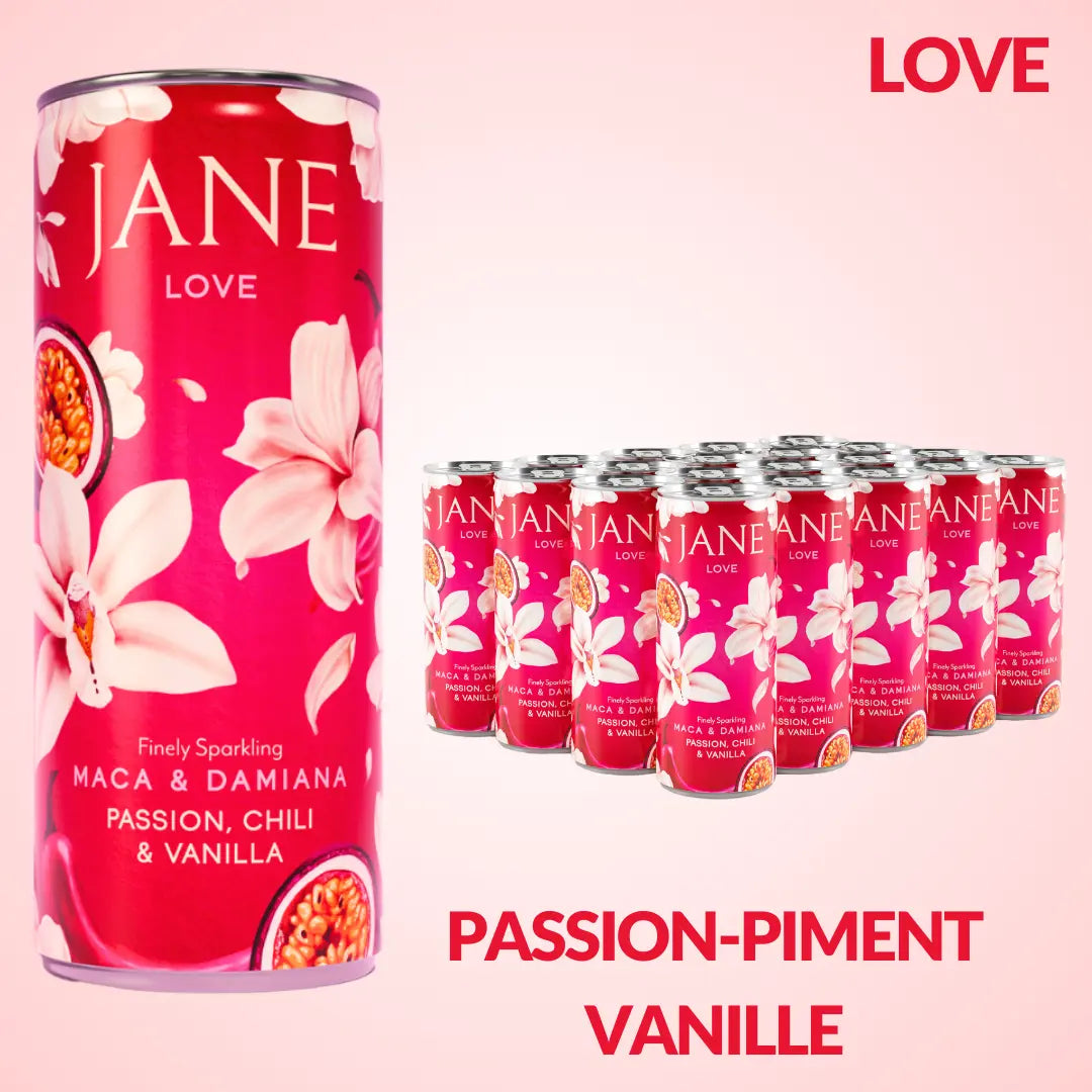 Boisson aphrodisiaque: Passion Piment Vanille, eau aromatisée